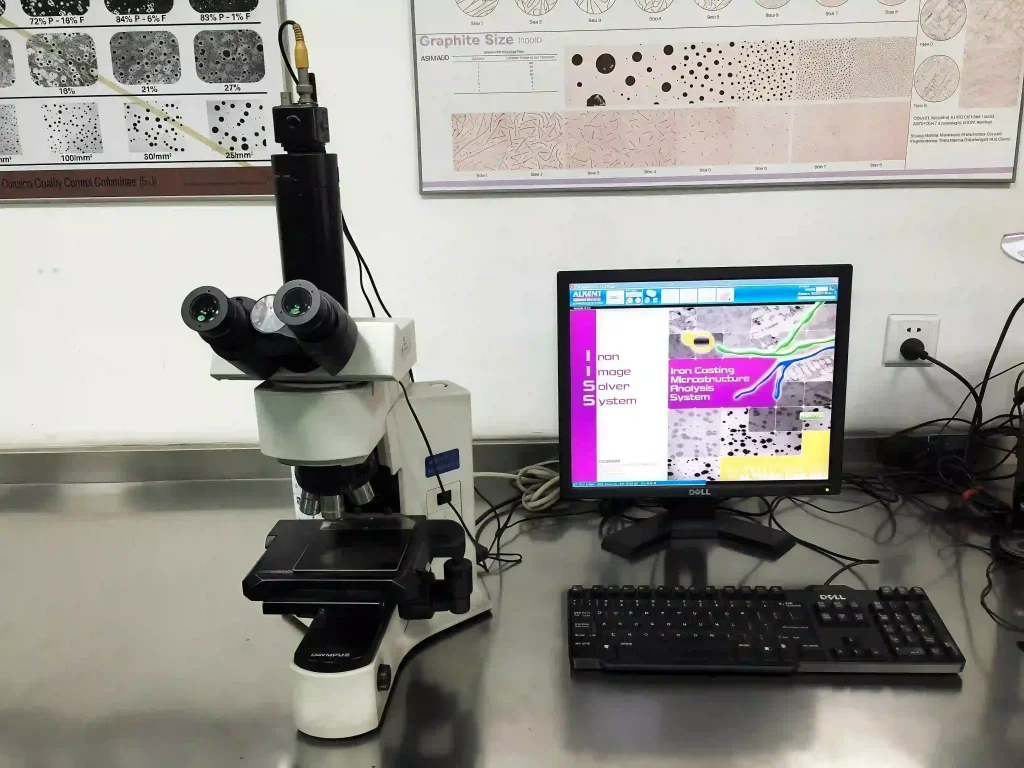 Metallographic testing of cast iron parts: revealing the “quality code ...